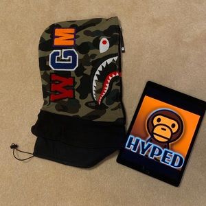 Bape | Accessories | Bape A Bathing Ape Shark Camo Mask | Poshmark